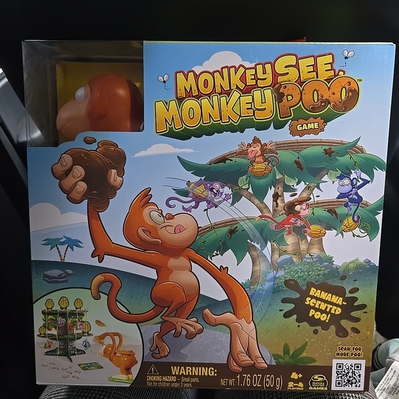 Toys | Monkey See Monkey Poo Board Game Spin Master New Sealed | Poshmark